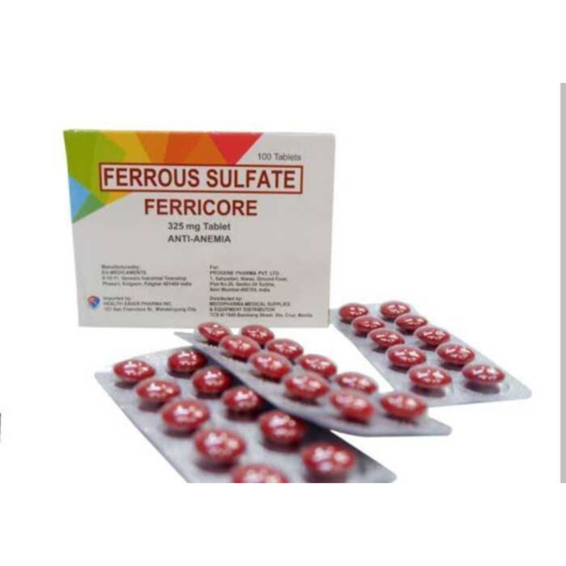 FERRICORE Tablet 325Mg (Ferrous Sulfate Equivalent To 105.6Mg Iron) By ...
