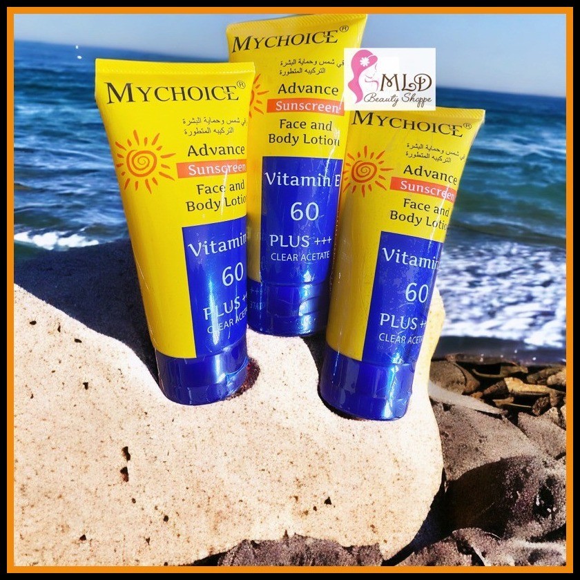 Authentic MYCHOICE Advance Sunscreen Face & Body Lotion w/ Vitamin E ...