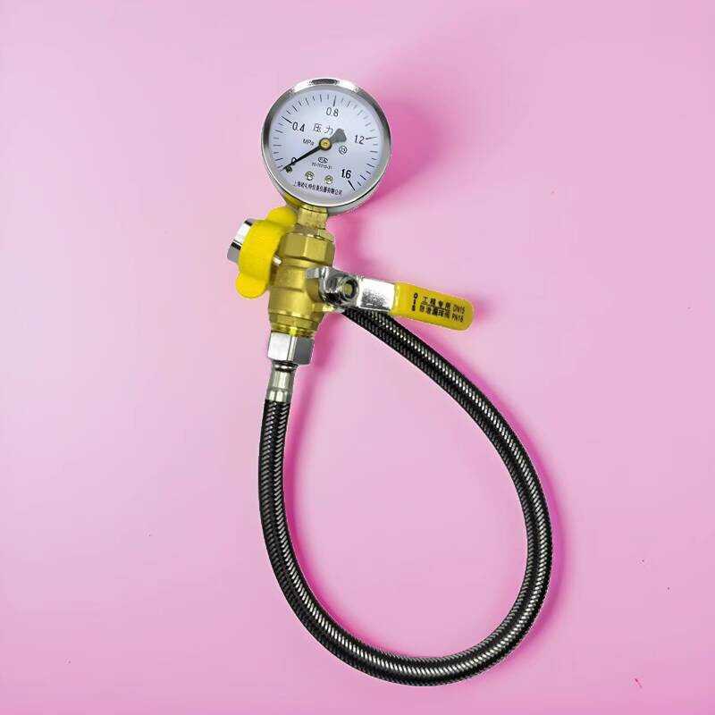 Tester Gauge 1.6MPa Tap Set Building Floor Heating Water Pipe Pressure ...