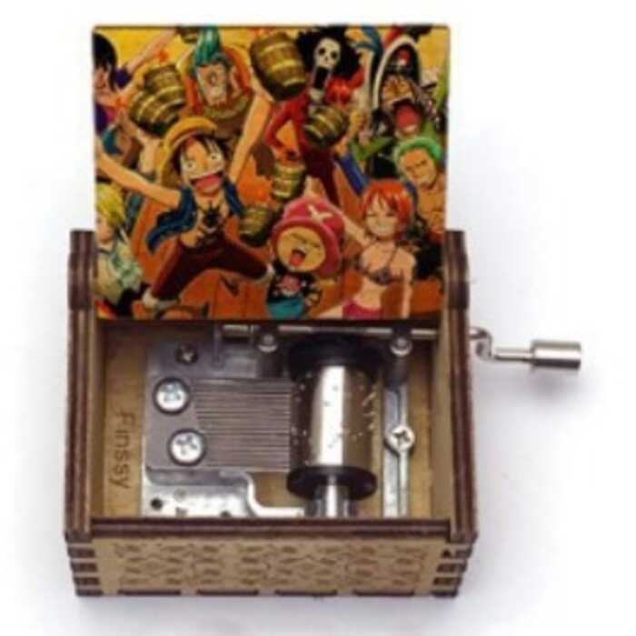 Anime One Piece Color Printing Engraving Cartoon Hand-cranked Plywood ...