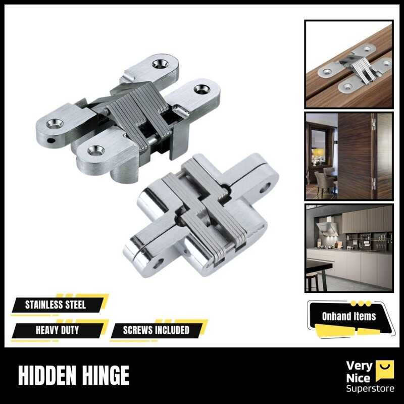 (2Pcs) Ss304 Hidden Concealed Hinges Hinge For Doors And Cabinets 387 ...