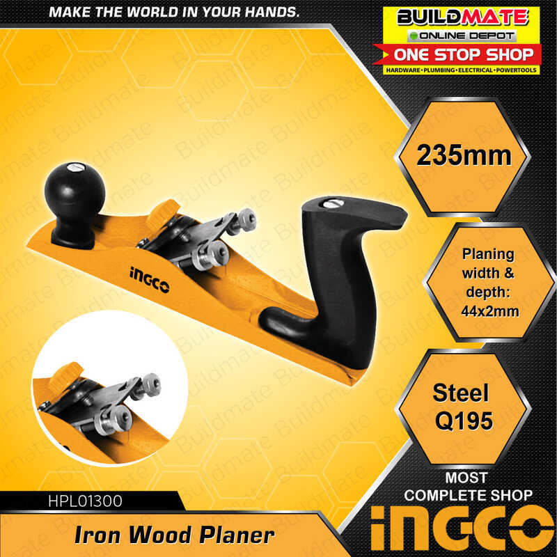 BUILDMATE Ingco Iron Wood Planer 235Mm Hpl01300 - IHT | Shopee Philippines