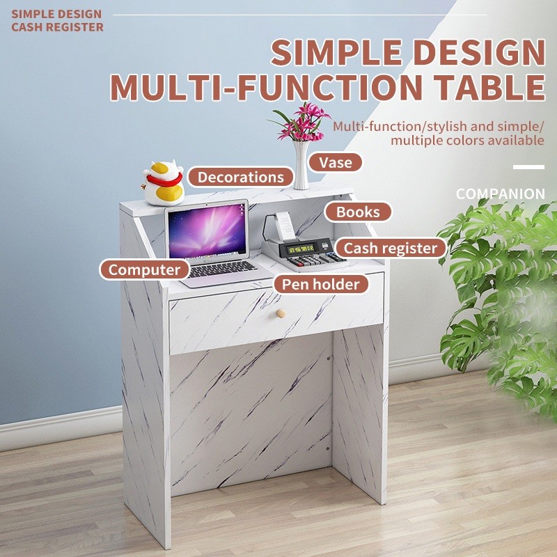 PH STOCKCashier Reception Desk Cashier Counter Cashier Table With ...