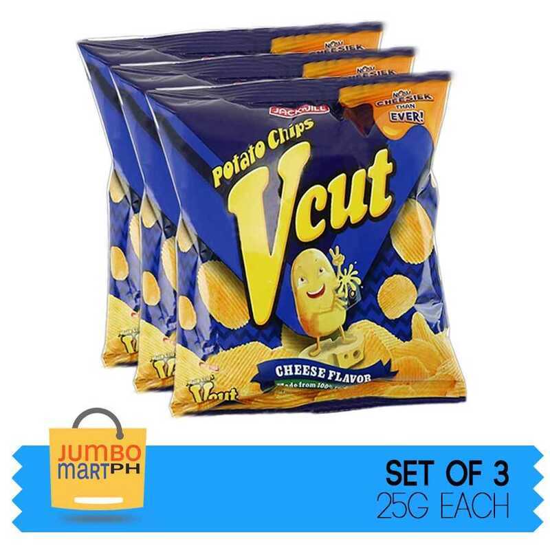 JACK N JILL VCUT POTATO CHIPS CHEESE FLAVOR 25G / SET OF 3 A25 | Shopee ...