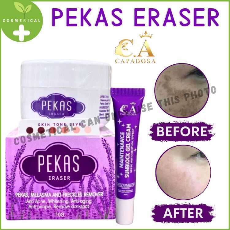Capadosa Pekas Eraser Cream Melasma, & Freckles Remover For Face ...
