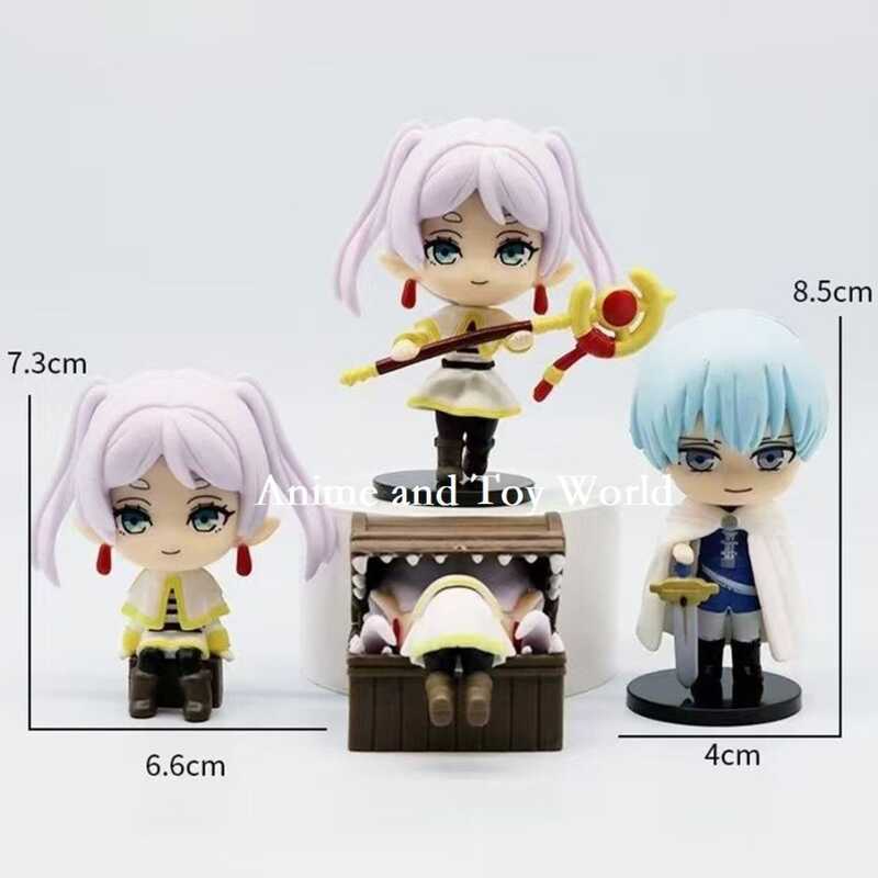 Frieren: Beyond Journey's End Frieren Himmel Set of 4 Collectible Toy ...