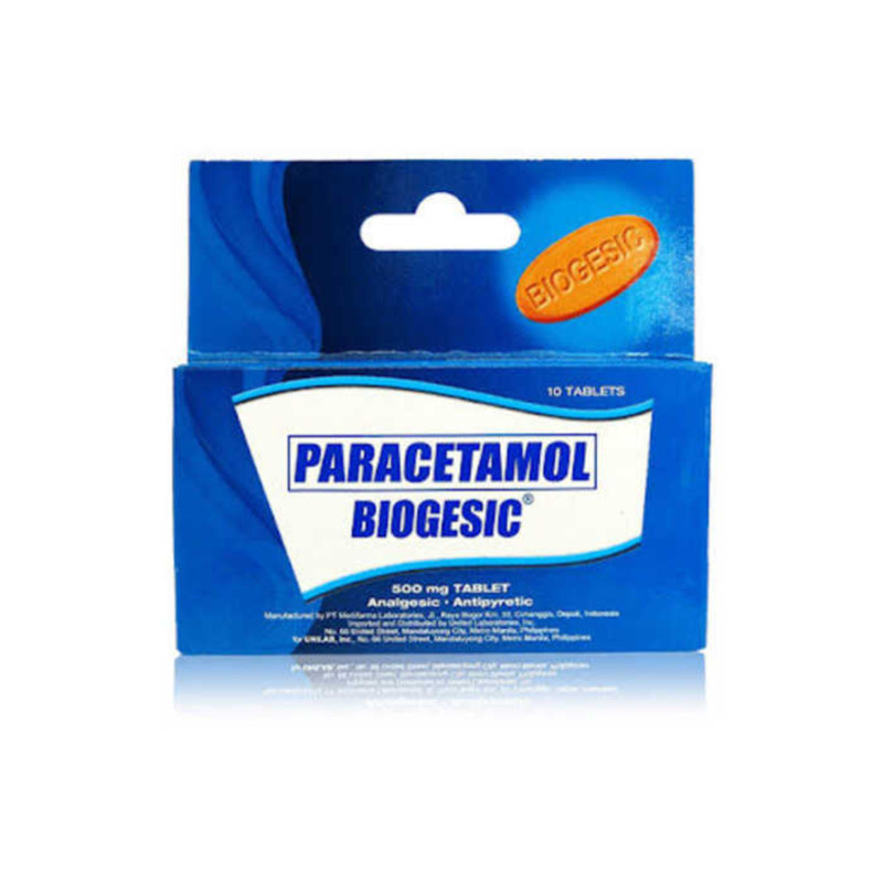 Biogesic 10 Tablets Welcome To The Store! | Shopee Philippines