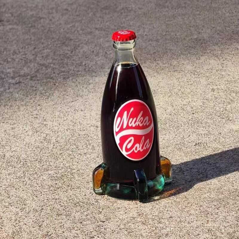 Game 21Cm Fallout 4 Vault Boy Nuke Cola Bottle Toy Model Collection ...