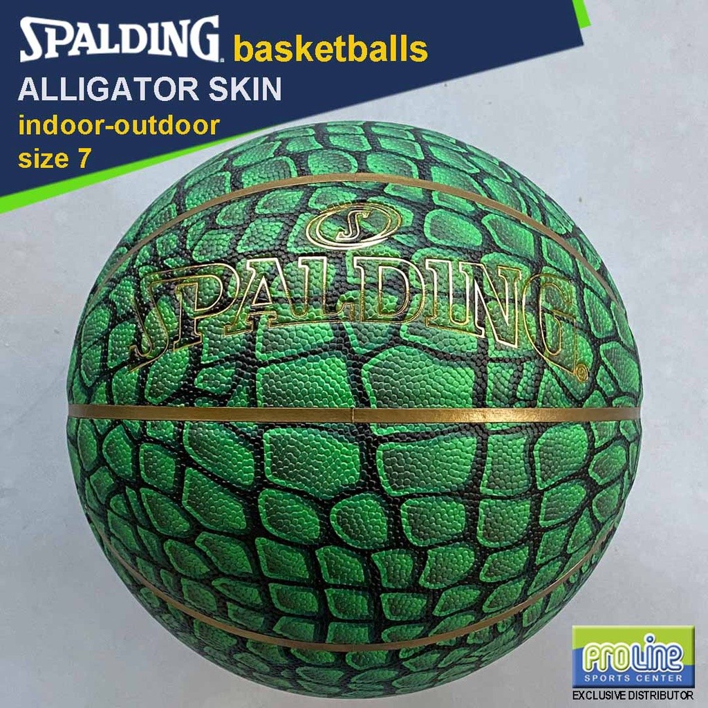 SPALDING Alligator Skin Original Indoor-Outdoor Basketball Size 7 ...