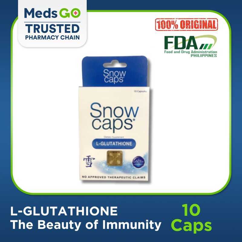 SNOW CAPS Glutathione 10 Capsules - Skin Whitening D52 | Shopee Philippines