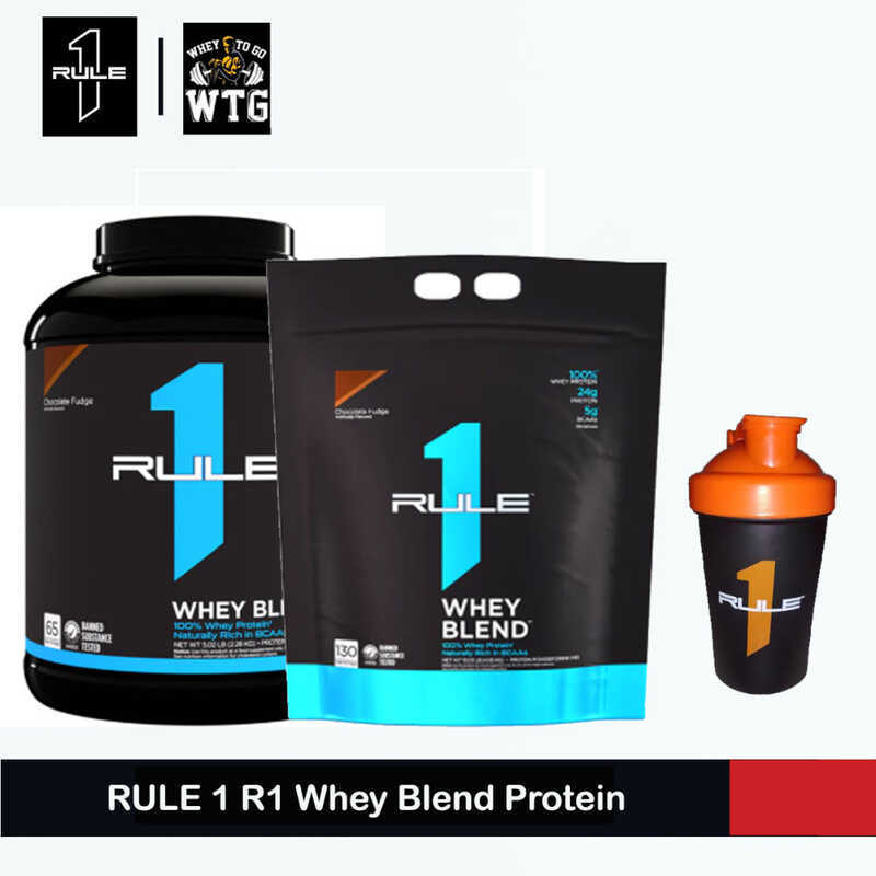 Rule 1 Whey Blend Protein Powder 5 Lbs And 10 Ae3 | Shopee Philippines