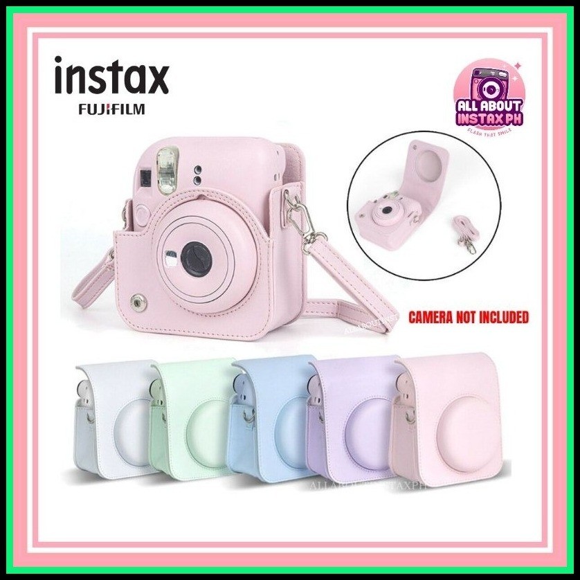 Instax Mini 12 Leather Bag/Instax Mini 12 Bag w/ strap | Shopee Philippines