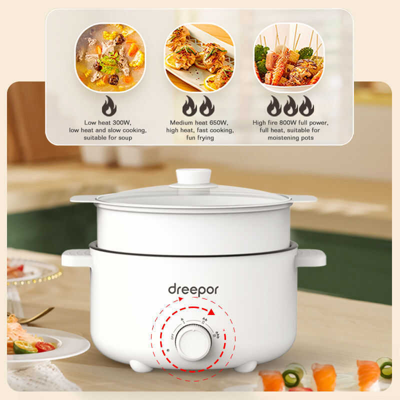 SK Dreepor 3L Multi-Function Cooker Large Capacity Non-Stick Electric ...