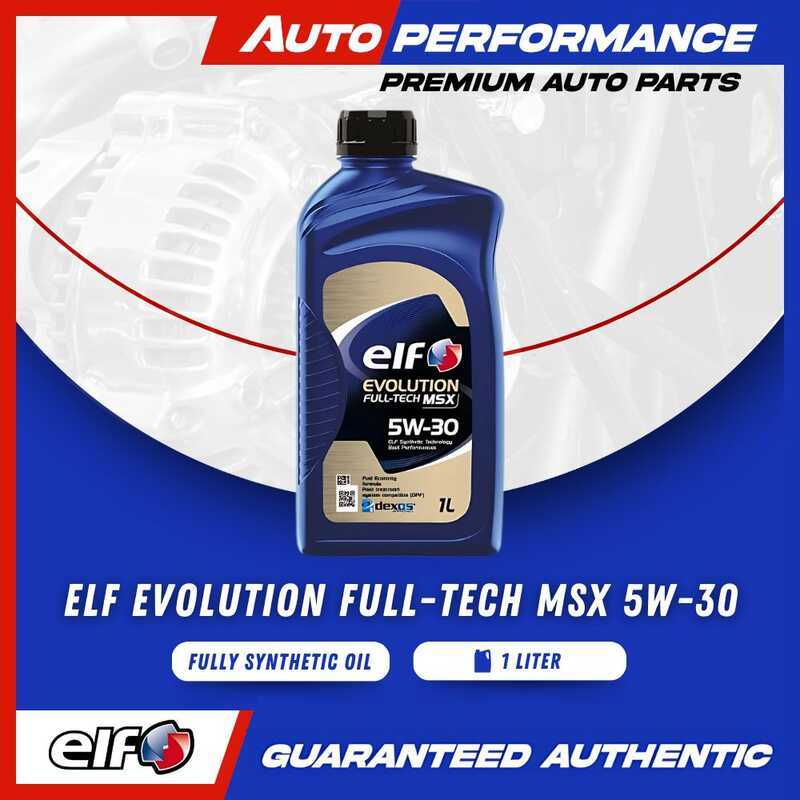 Elf Evolution Full-Tech MSX 5W-30 Full Synthetic Engine Oil 1 Liter ...