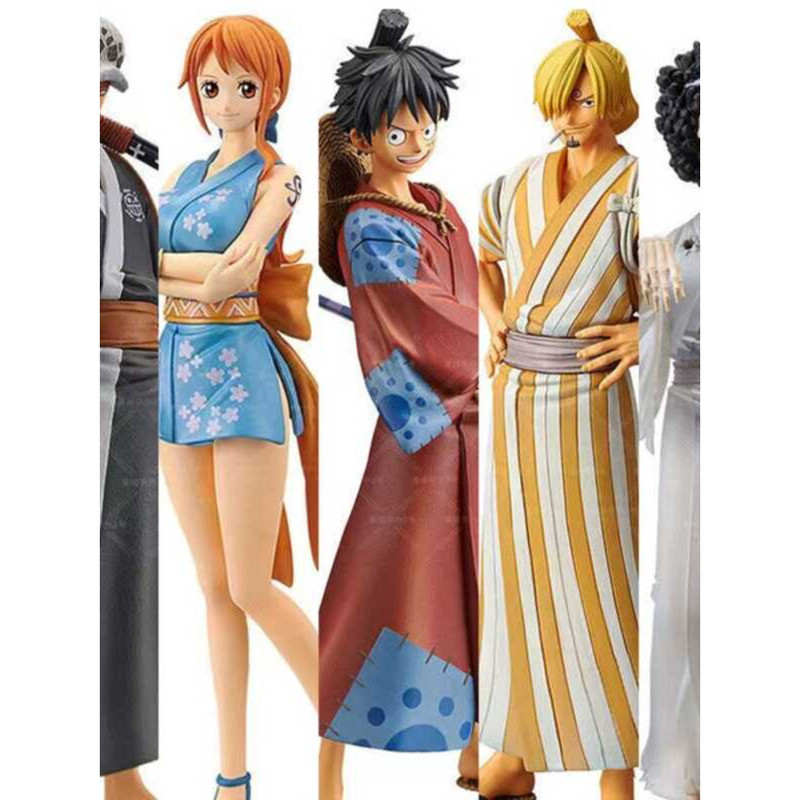 One Piece Wano Country Figure Collection Luffy Sanji Zoro Chopper Nami ...
