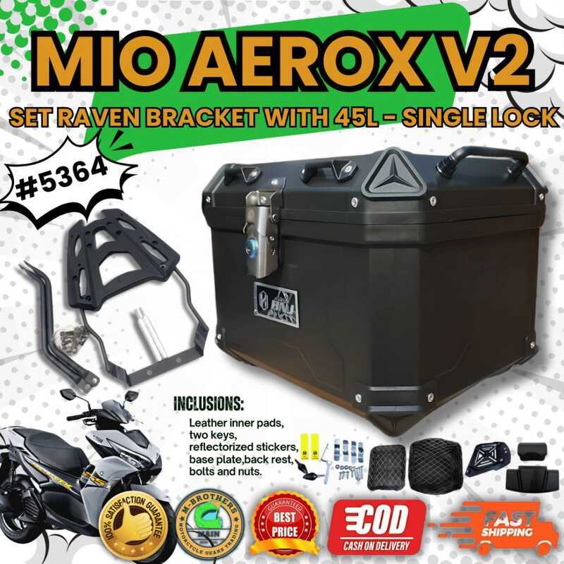 RAVEN BRACKET SET For MIO AEROX V2 With Topbox 30/32/36/45 Liters ...