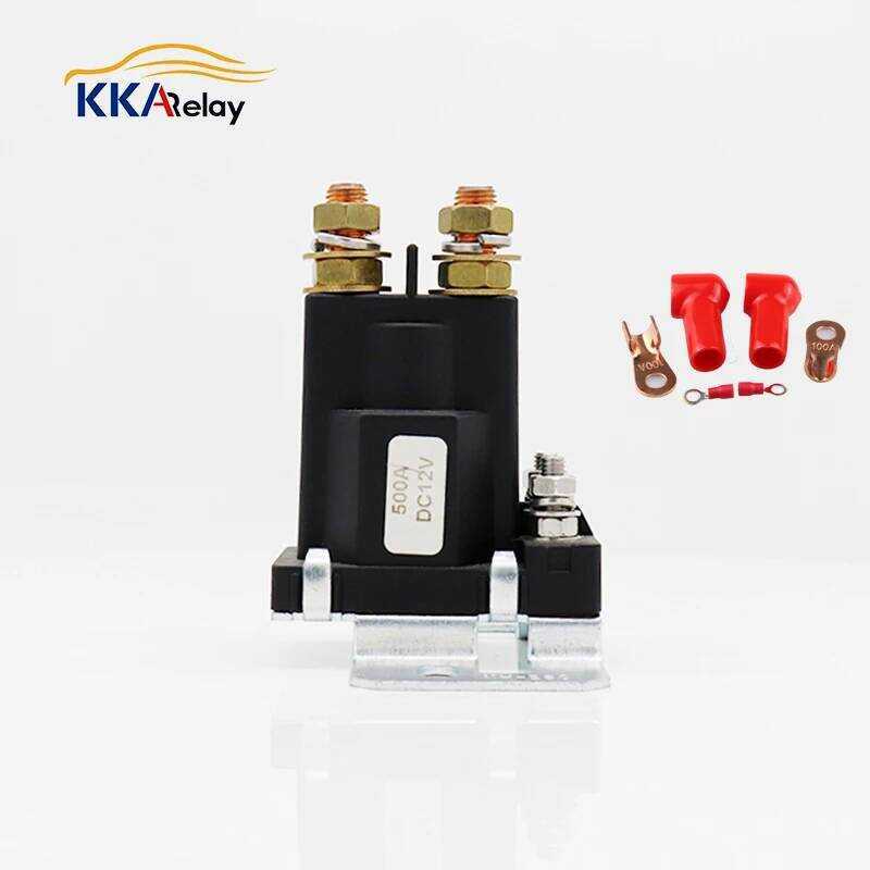 Kka-F500 500A 12V/24V Automotive Relay, Hih Current Car Starter Relay ...