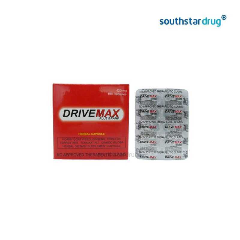 Drivemax Plus 420 Mg Herbal Capsule - 2S D5d | Shopee Philippines