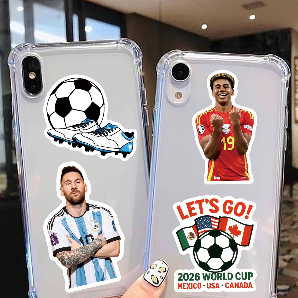 50 Pcs 26 US-Canada-Mexico World Cup Football Star Mixed Stickers - Fan ...