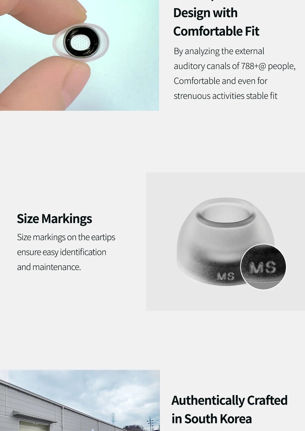 AZLA SednaEarfit MAX for Buds 3 Pro Standard, Silicone Replacement ...