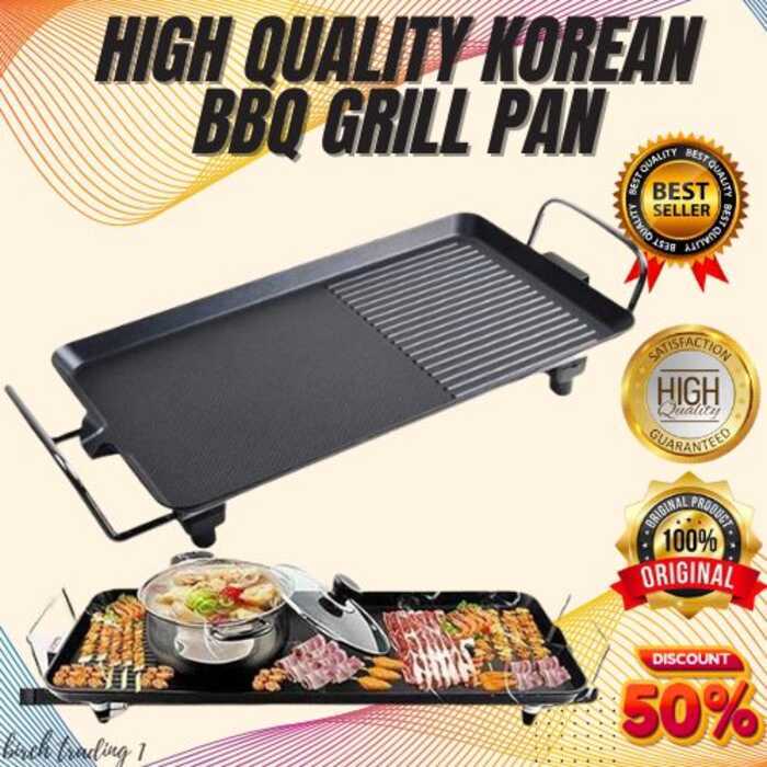 Heavy Duty ELECTRIC KOREAN BBQ GRILL PAN | Electric Griddle With ...