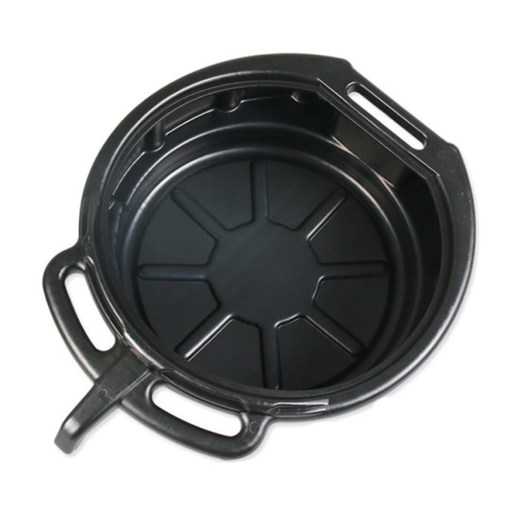 Motor Oil Drip Catcher Pan Oil Drain Pan 10L Black Plastic Anti ...