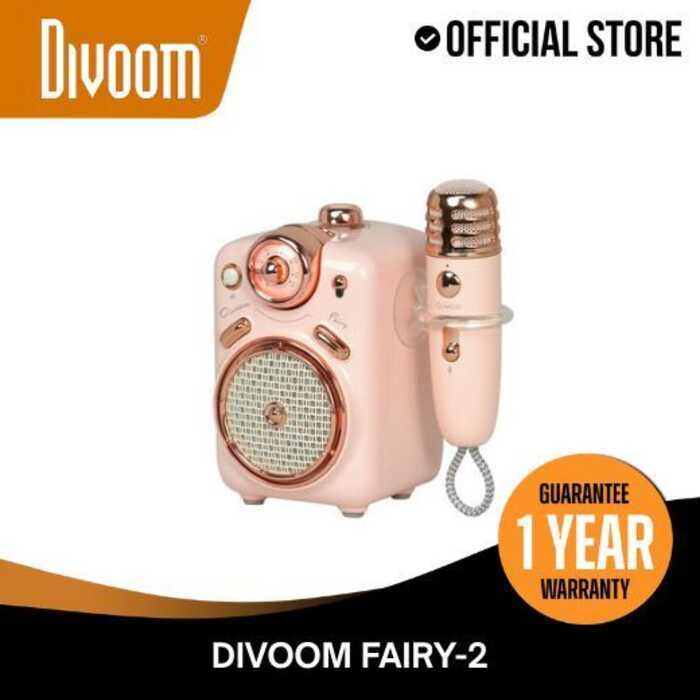Divoom Fairy 2 Speaker With Microphone Pink 01F | Shopee Philippines