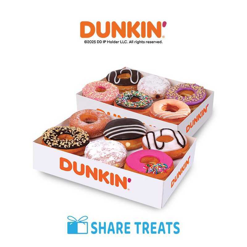 Dunkin' Classic Donuts 12Pcs (Sms Evoucher) 26A | Shopee Philippines