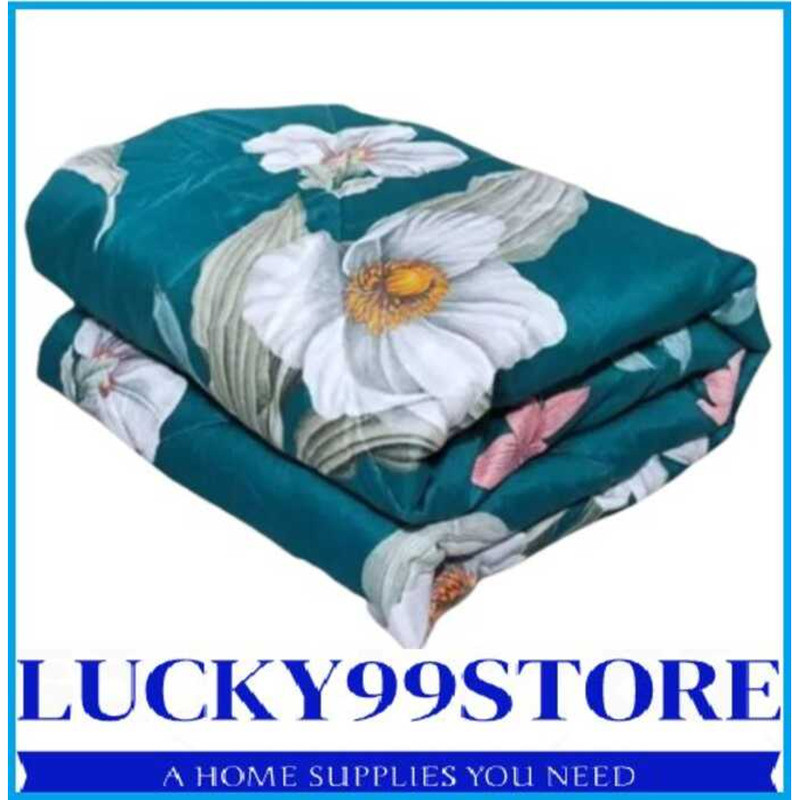 Queen Size Soft Fabric Non-Fading Cotton Made Comforter F16 | Shopee ...