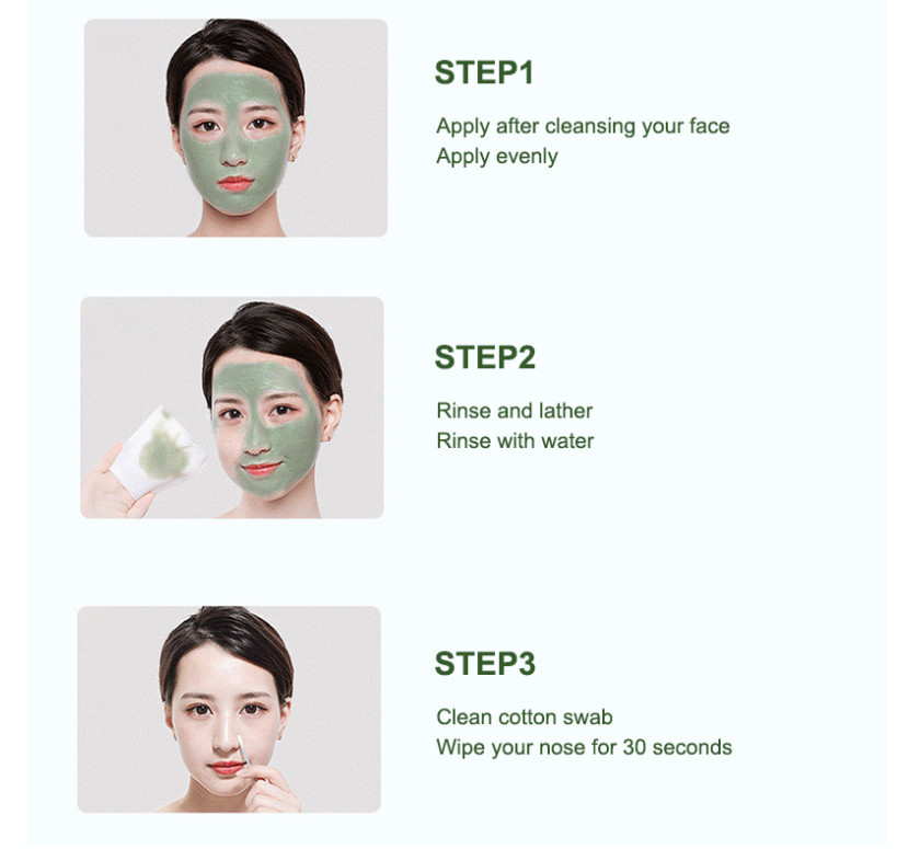 【COD】Avocado Composite Acid Bubbles Mask Moisturizing Remove Blackheads ...