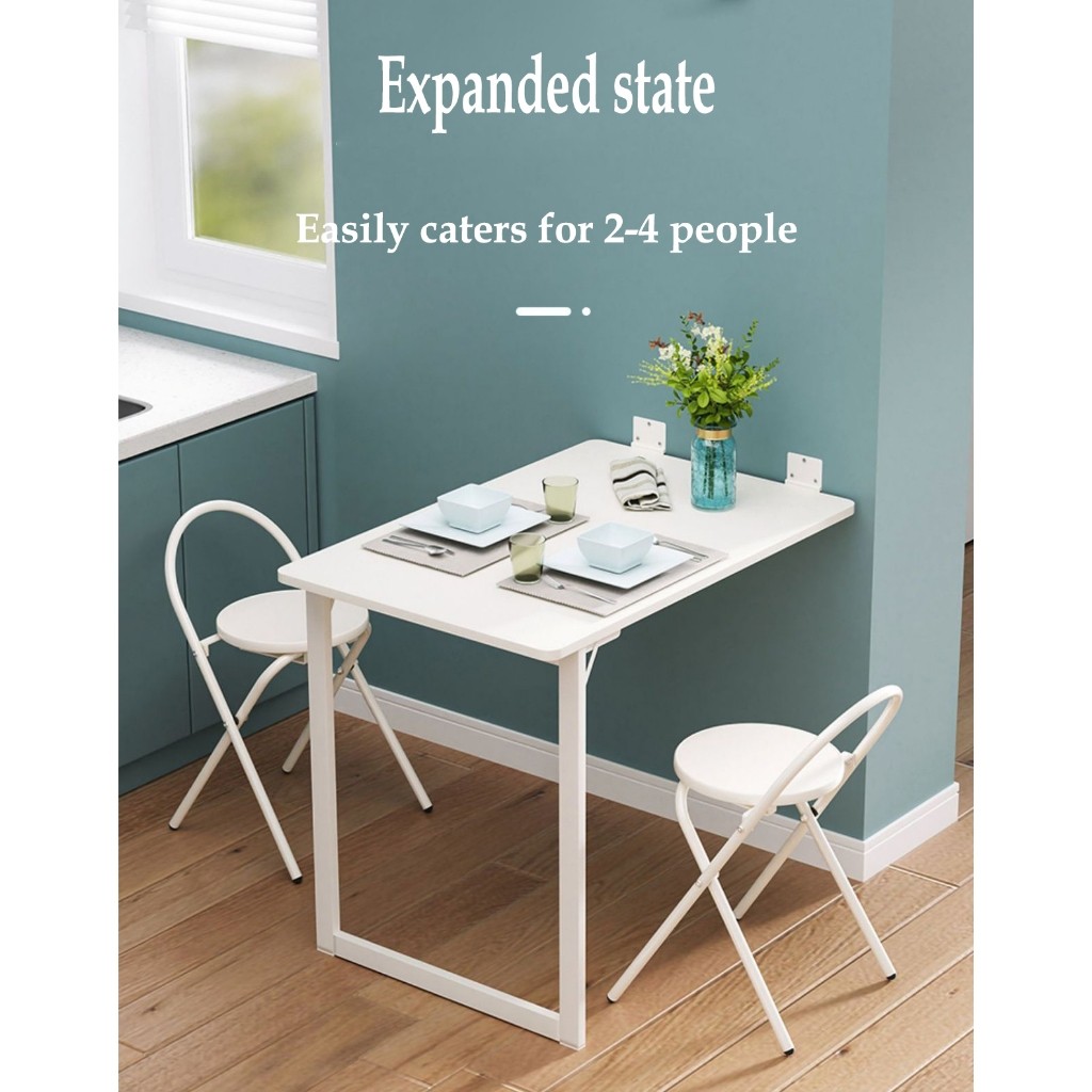 Wall-mounted dining table (No chair) Multifunctional folding table ...