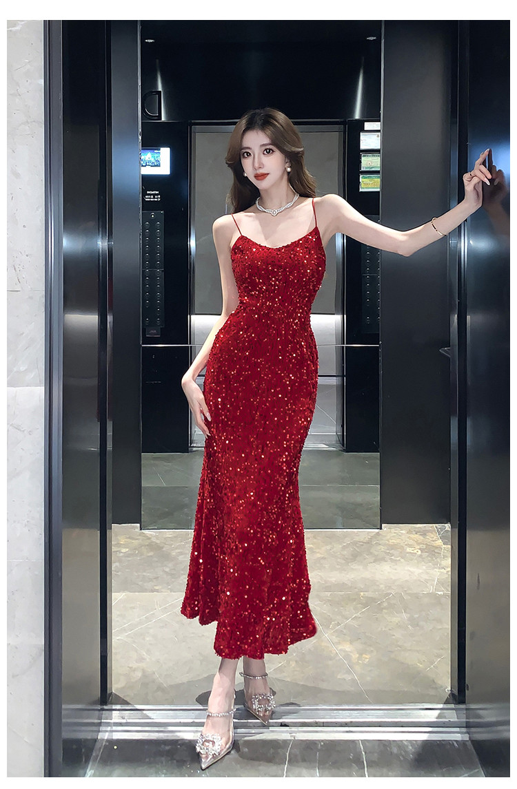 2026 Valentine's Date & JS Prom Dress for Women : Sparkling Velvet ...