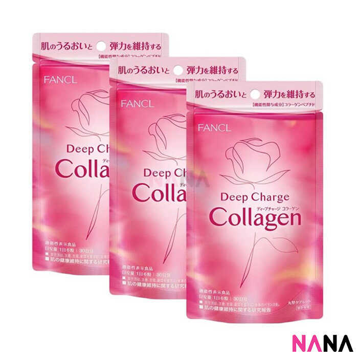 COD Fancl Deep Charge Collagen 30 Days 180 Tablets X3 | Shopee Philippines