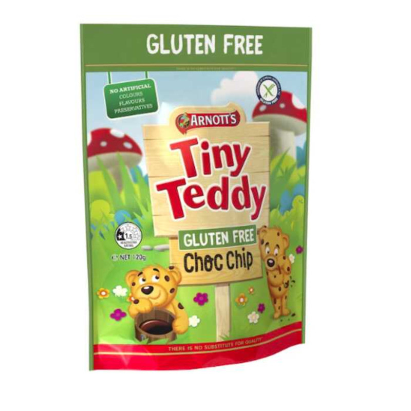 COD Arnott's Gluten Free Tiny Teddy Choc Chip Biscuits 120g Made in ...