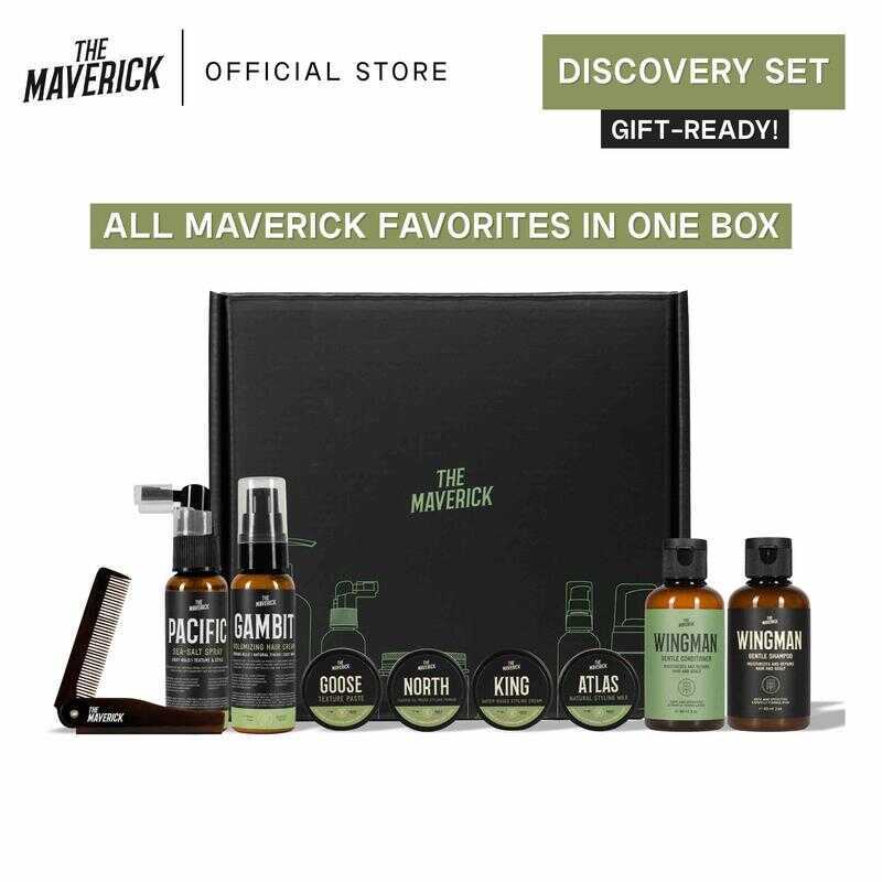 The Maverick Discovery Set - Complete Men's Hair Care & Styling Kit ...