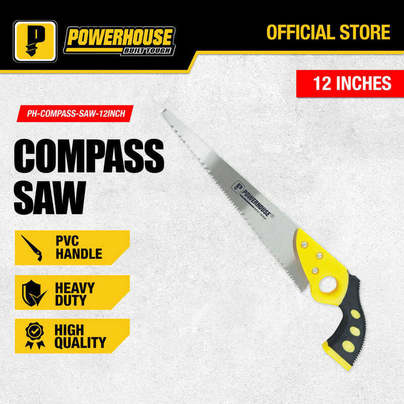 A POWERHOUSE Compass Saw 12" With PVC Handle PHHT 05 | Shopee Philippines