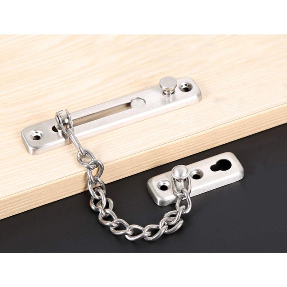 Chain Door Guard Stainless Steel Chain Door Lock Safety Chain Lock Anti ...