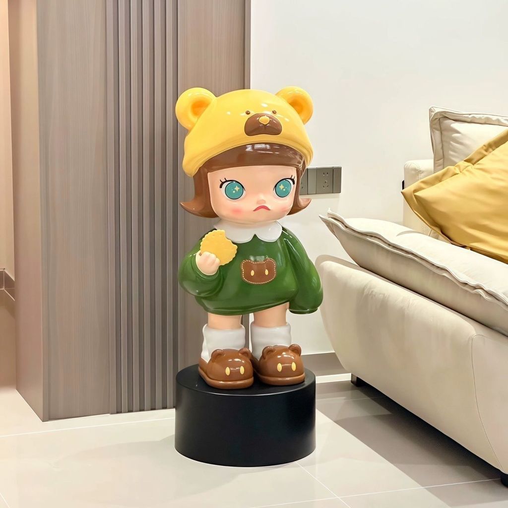 Princess Jasmine Painter Biscuit Girl Floor-standing Large Ornament ...