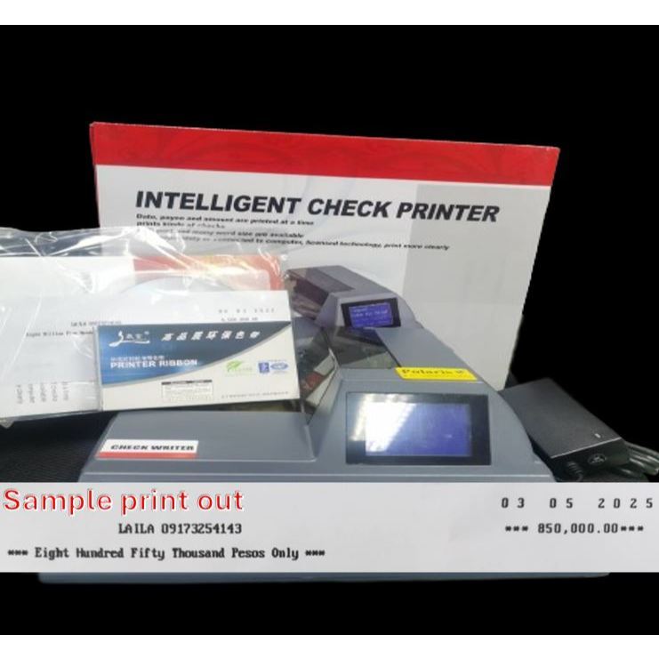 Intelligent Cheque Printer / Check writer with free 1 ribbon | Shopee ...