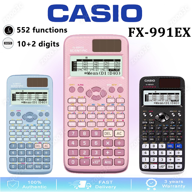 【COD】Casio FX-991EX FX991ex FX 991ex Scientific Calculator Classwiz ...