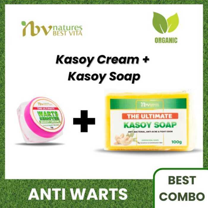 Cream Warts Remover + Kasoy Germicidal Soap 278 | Shopee Philippines