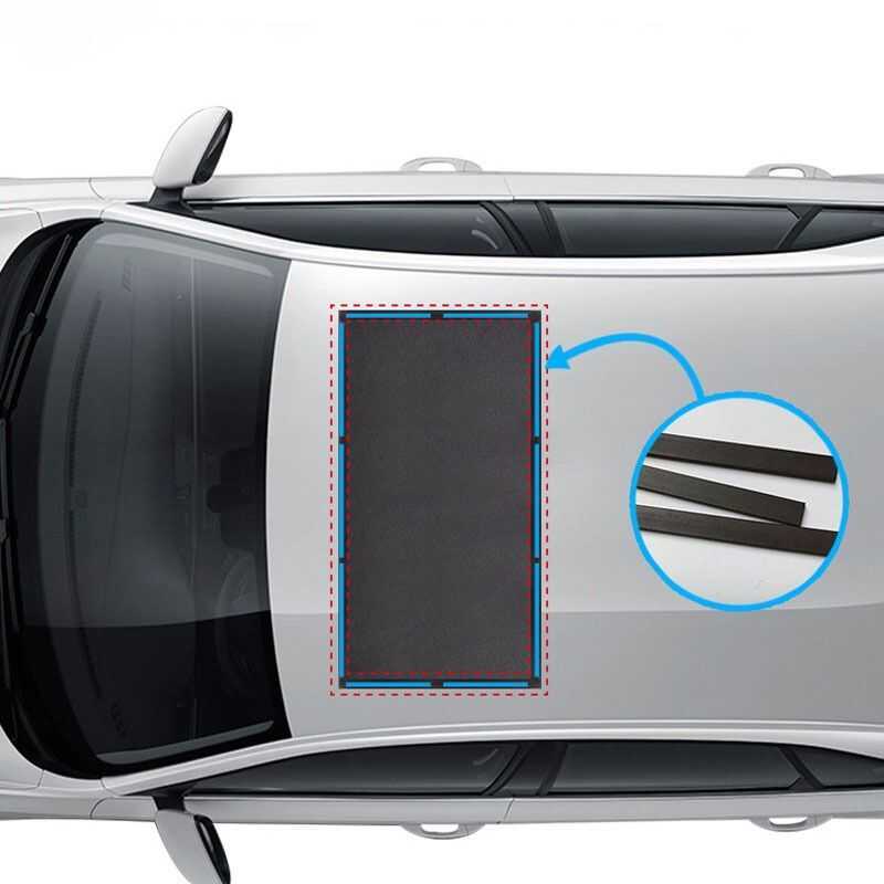 Moonroof Magnetic Sunroof Sun Shade Mesh Car Roownings Cover Camping ...
