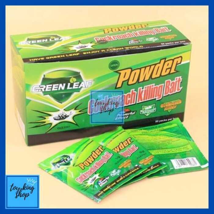 Green Leaf Powder Cockroach Killing Bait Pieces Pests Insect Bugs ...