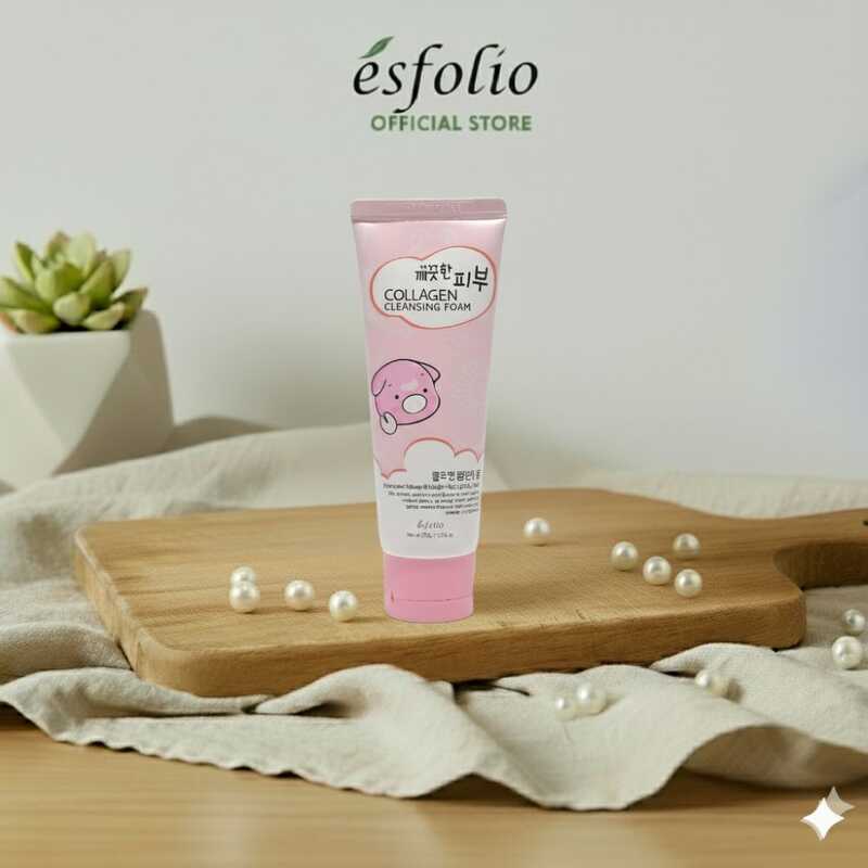 Esfolio Collagen Cleansing Foam 50G 59B | Shopee Philippines