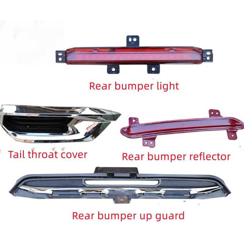 For Haval F7 Car LED Rear Bumper Reflector Brake Warning Light Guard ...