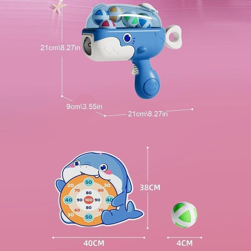 Children Whale Ball Blaster Shooting Interactive Game for Kids Sticky ...