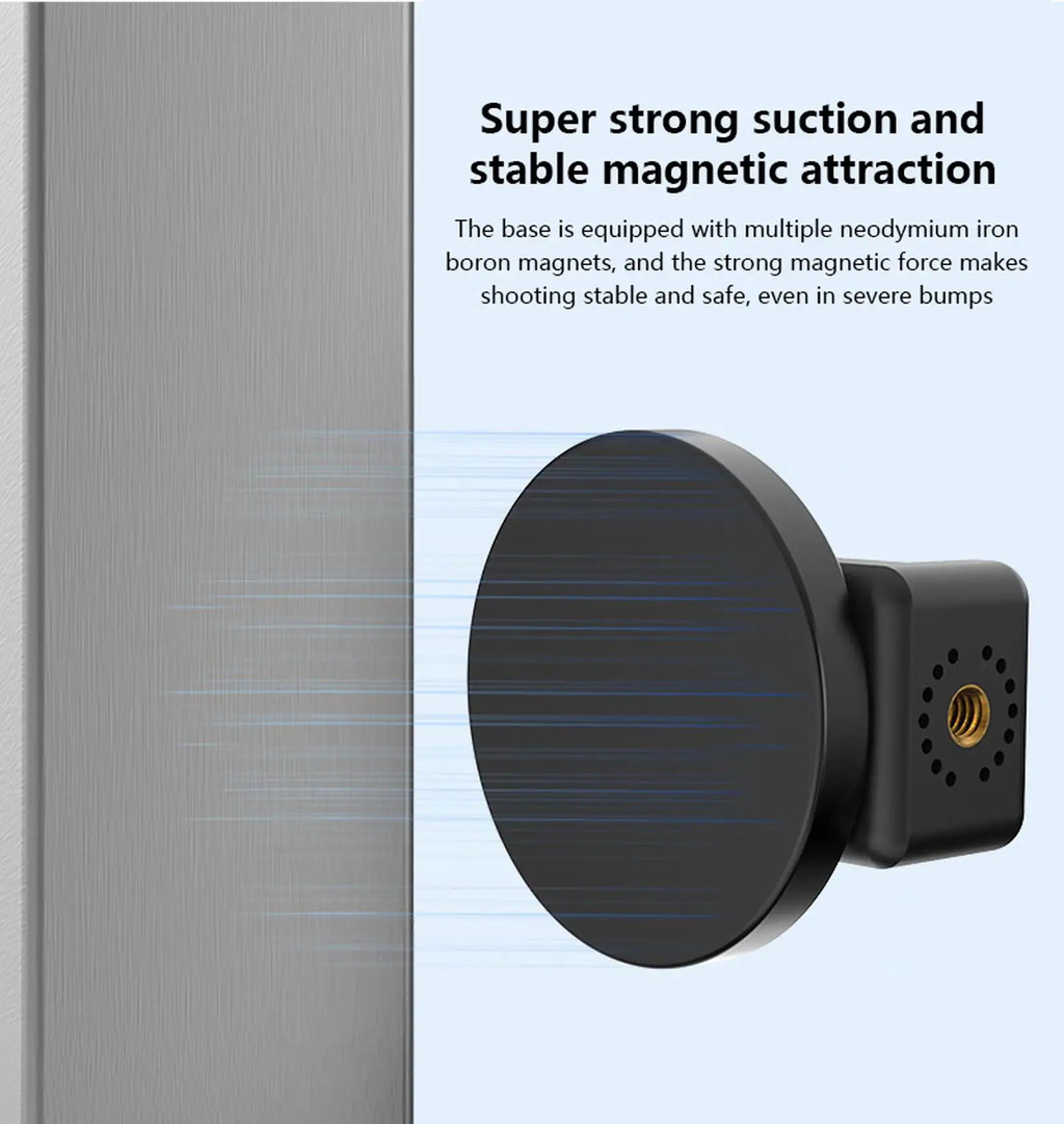 Magnetic Phone Holder Strong Magnet Base Cell Phone Clamp for Gym ...