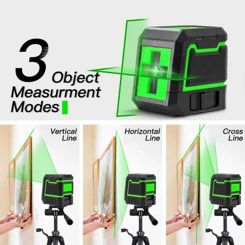Y Magnet Self-Leveling Level Horizontal Vertical Green 1 Beam 2 Lines ...