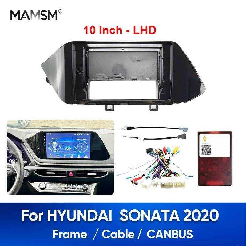 r MAMSM HYUNDAI SONATA 2020 10Inch Android Car Radio Fascia Panel ...