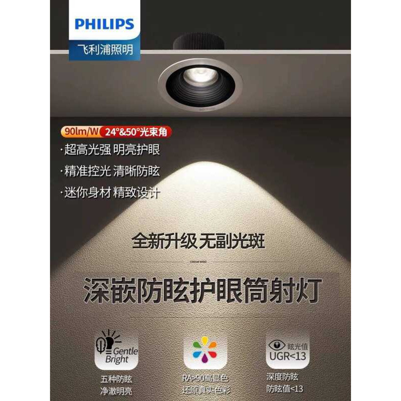 Philips led Deep Embedded Anti-Glare Ready Stocklight Embedded Small ...